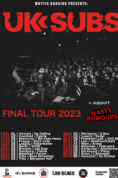 Tickets für UK SUBS jetzt direkt im offiziellen SO36 Shop kaufen!
