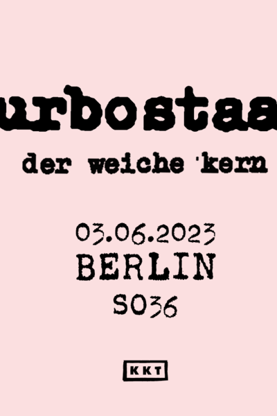 Tickets für TURBOSTAAT jetzt direkt im offiziellen SO36 Shop kaufen!