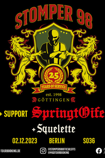Tickets für STOMPER 98 jetzt direkt im offiziellen SO36 Shop kaufen!