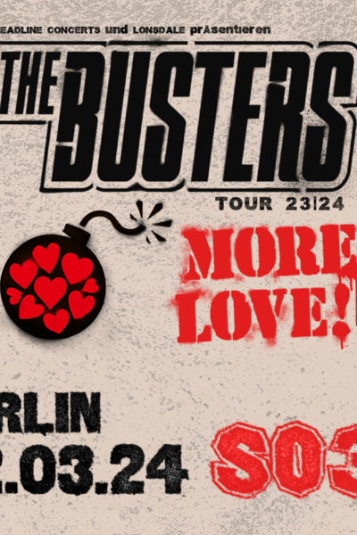 Tickets für THE BUSTERS jetzt direkt im offiziellen SO36 Shop kaufen!